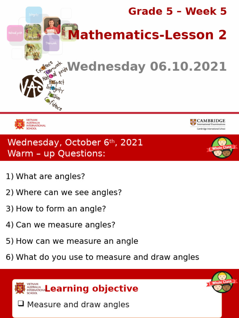 CAP-G5-W7-Maths - L2-Measure and Draw Angles | PDF | Angle | Geometry