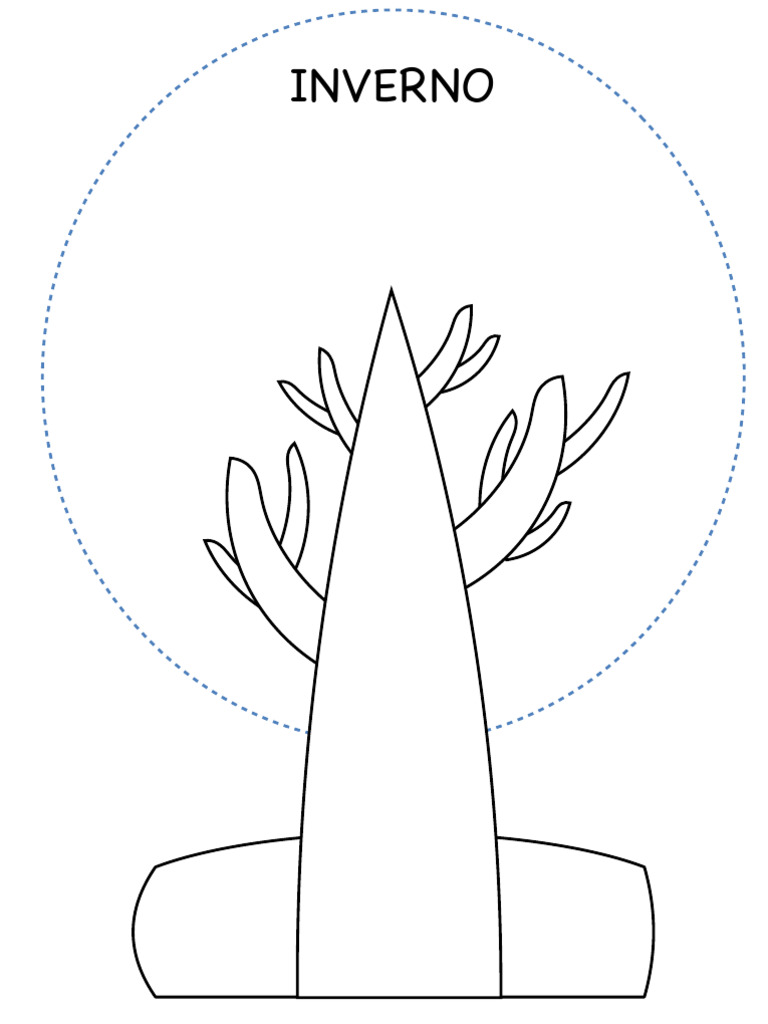 Albero Delle Stagioni Da Colorare | PDF
