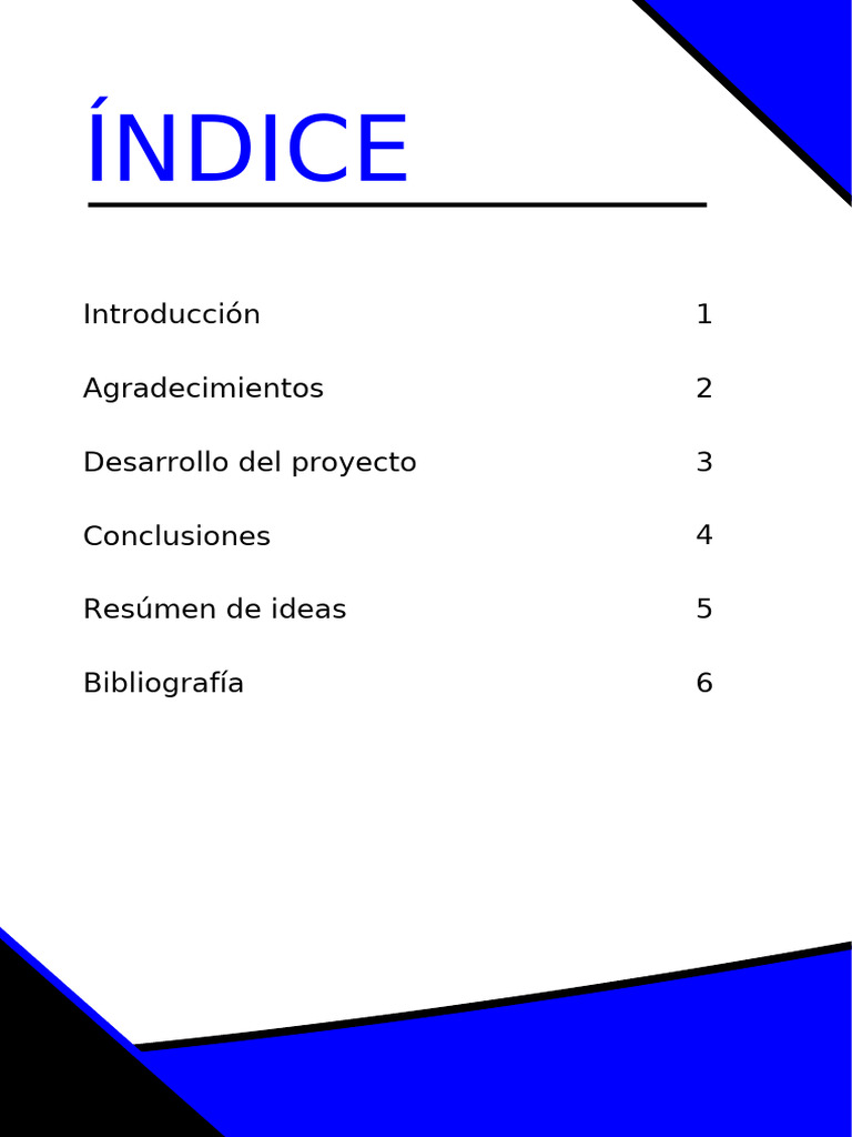 Indice Word 2 | PDF | Relaciones personales, crianza y desarrollo personal