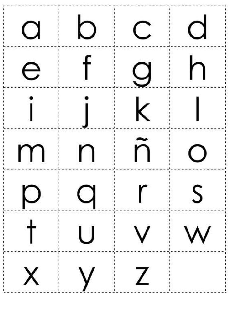 Abecedario Imprimir | PDF