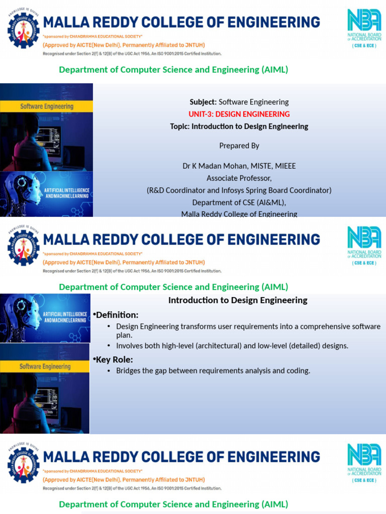3rd UNIT-Topic01-Design Engineering | PDF | Computer Science | User Interface