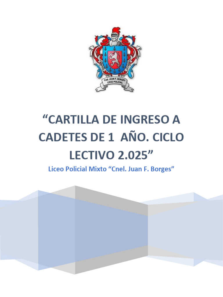Cartilla de Ingreso-1 | PDF | Sicología