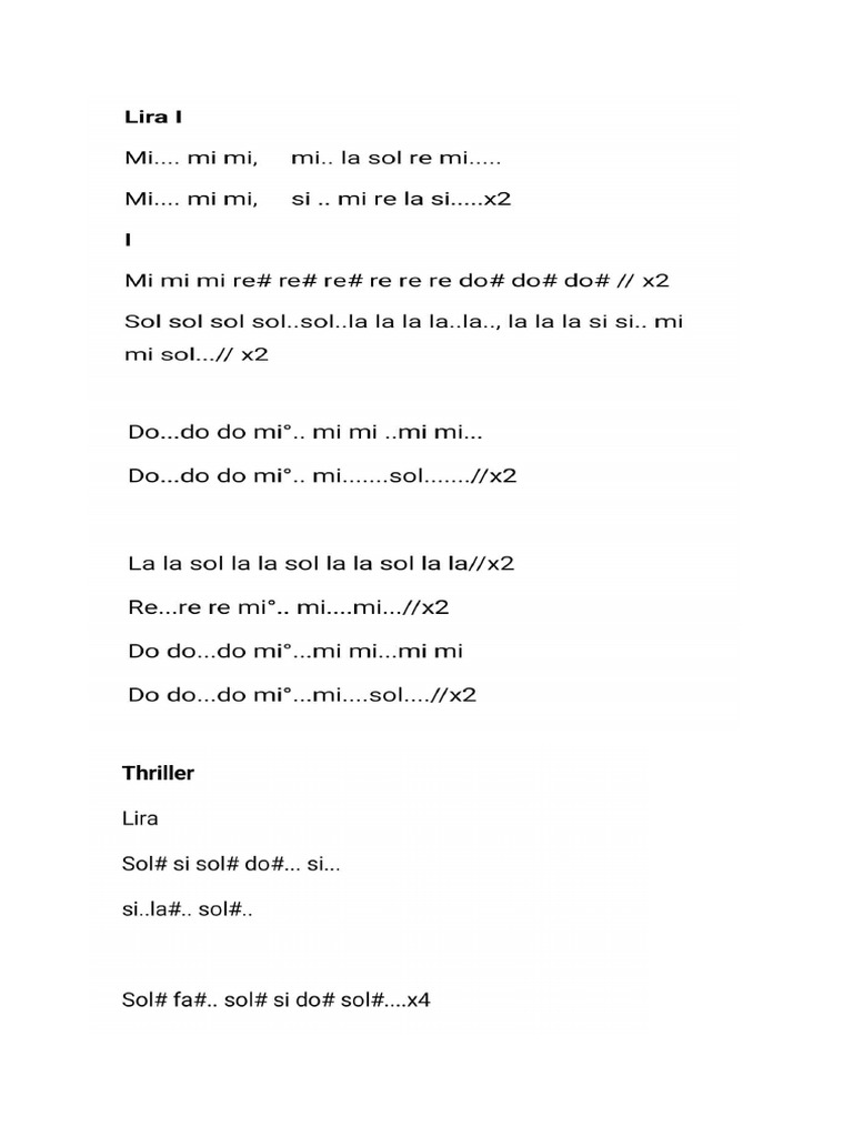Lira 25 Canciones | PDF