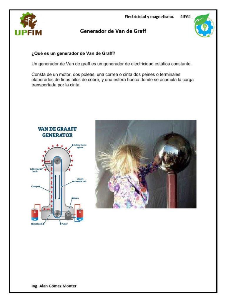 Generador de Van de Graff | PDF
