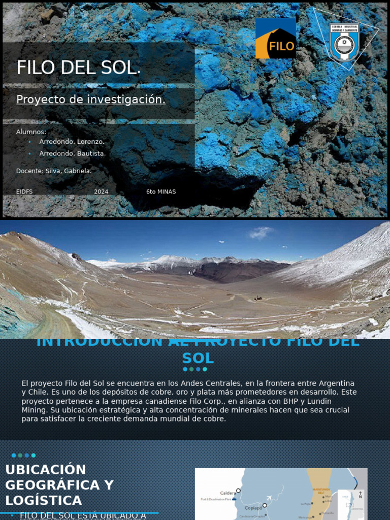 Filo Del Sol 6to Minas | PDF | Minería | Cobre