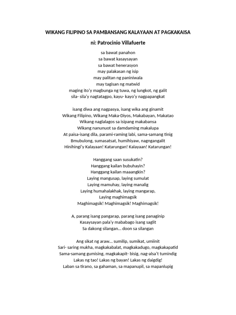 Sabayang Bigkas Peta | PDF