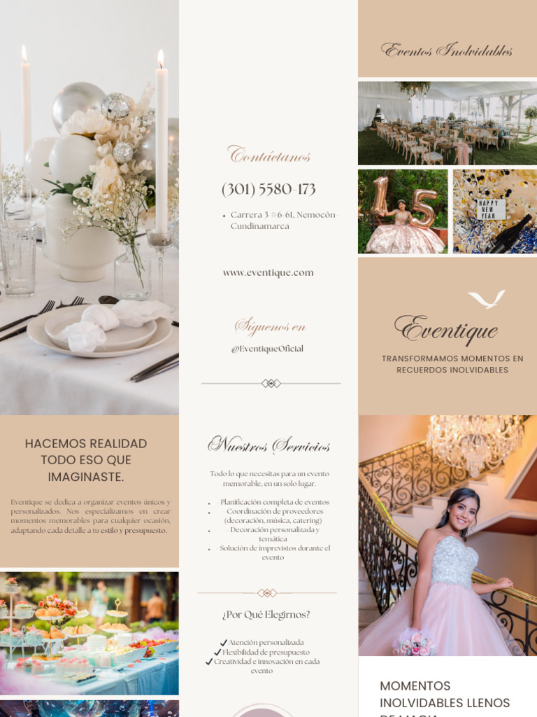 Folleto Eventique | PDF