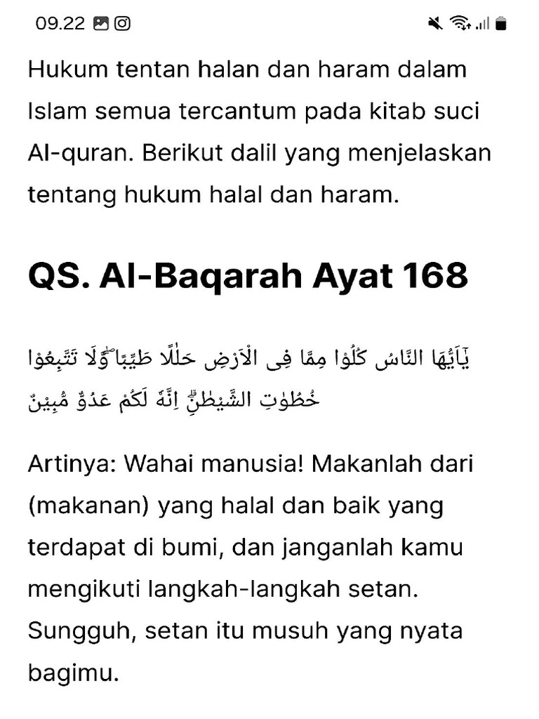 Hukum Halal Haram | PDF