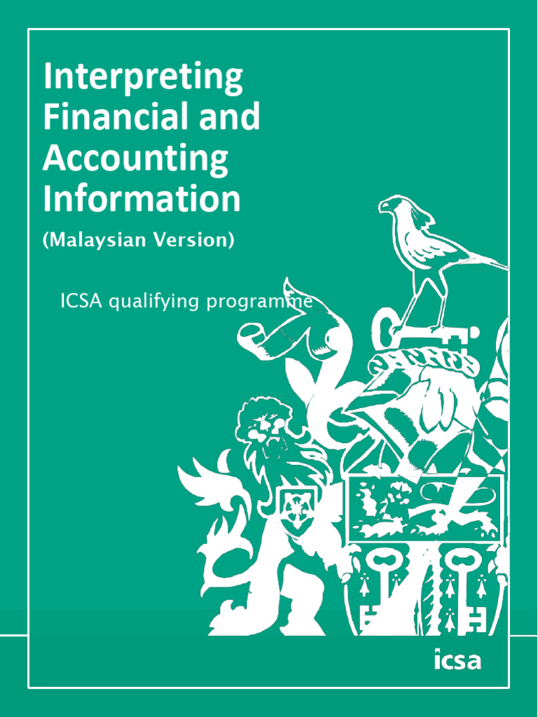 ICSA Interpreting Financial and Accounting Information (Malaysian Version) | PDF | Capital ...