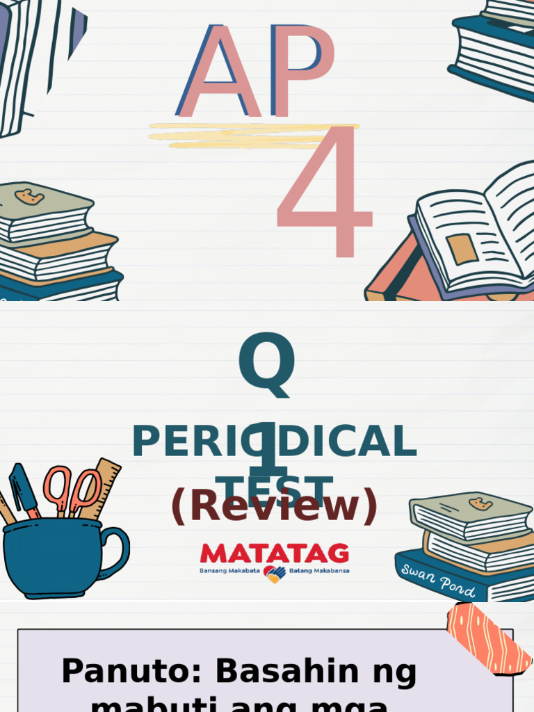 Ap 4 Periodical Test Q1 Matatag | PDF