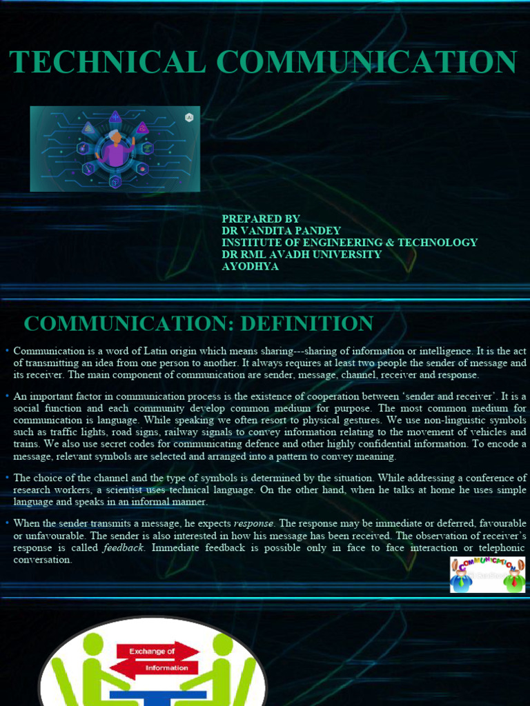 Technical Communication -2 | PDF | Communication | Technical Communication