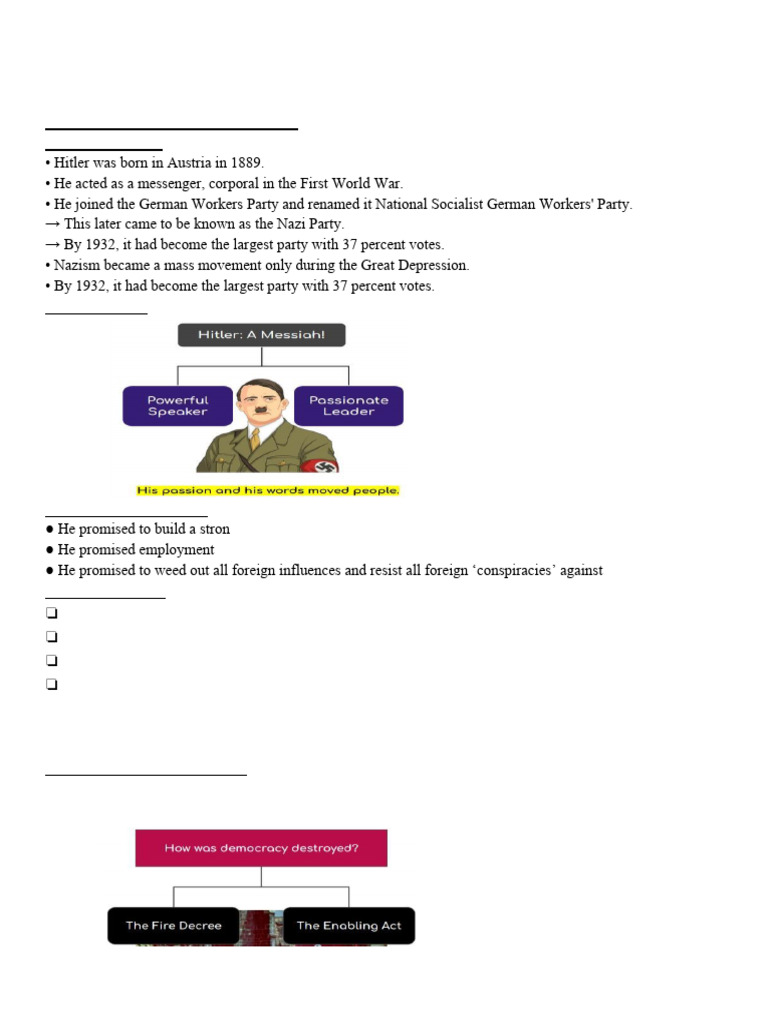 Hitler's Rise and Nazi Germany | PDF | Nazi Germany | Adolf Hitler