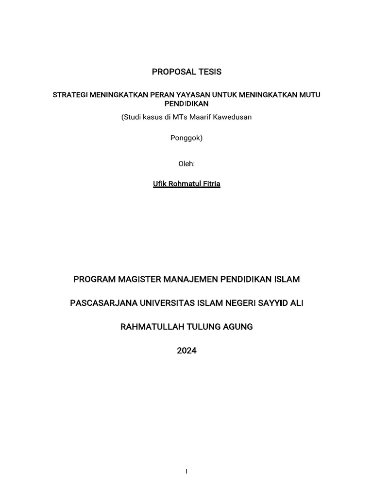 Strategi Yayasan Tingkatkan Mutu Pendidikan | PDF