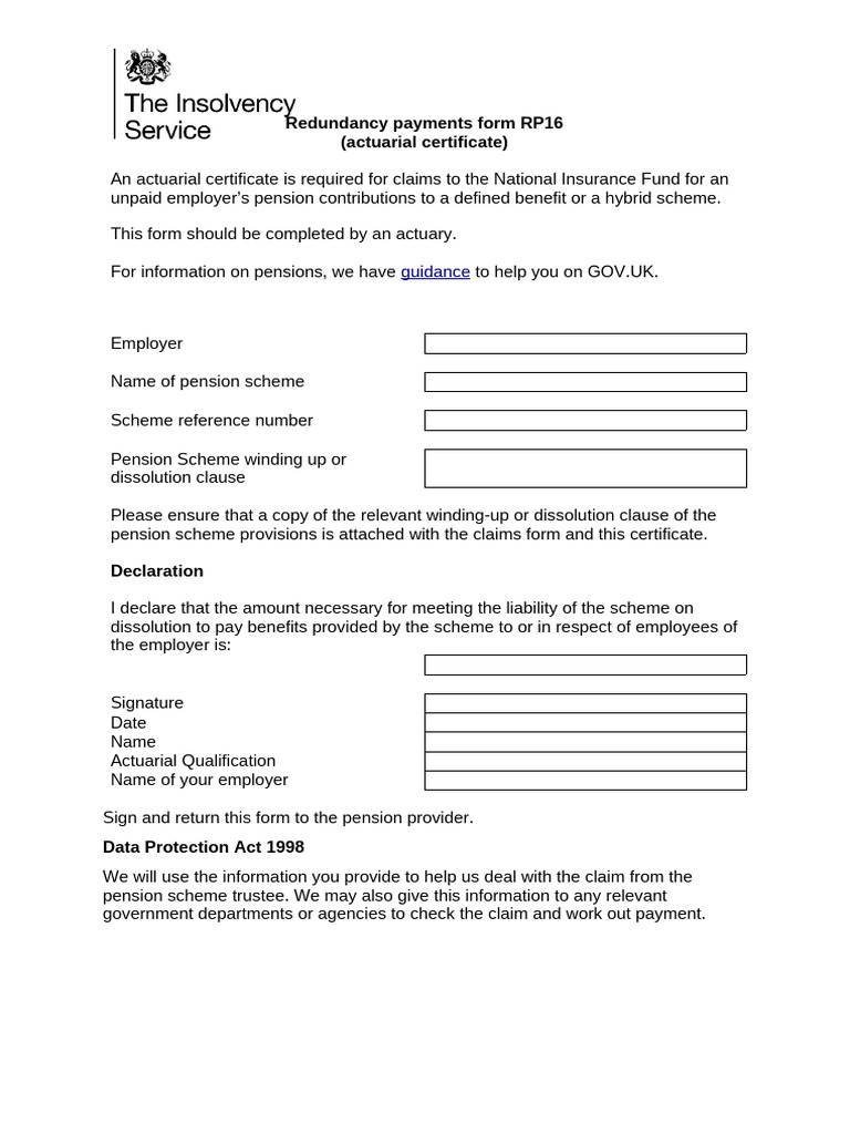 Rps - Rp16 Form | PDF | Business