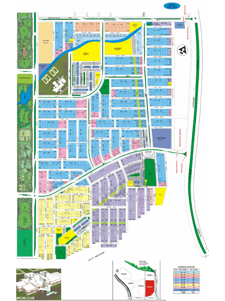 Map of Multi Gardens B 17 Block B | PDF