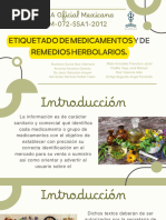 Nom-072 Etiquetado de Herbolarios | PDF | Medicamentos con receta ...
