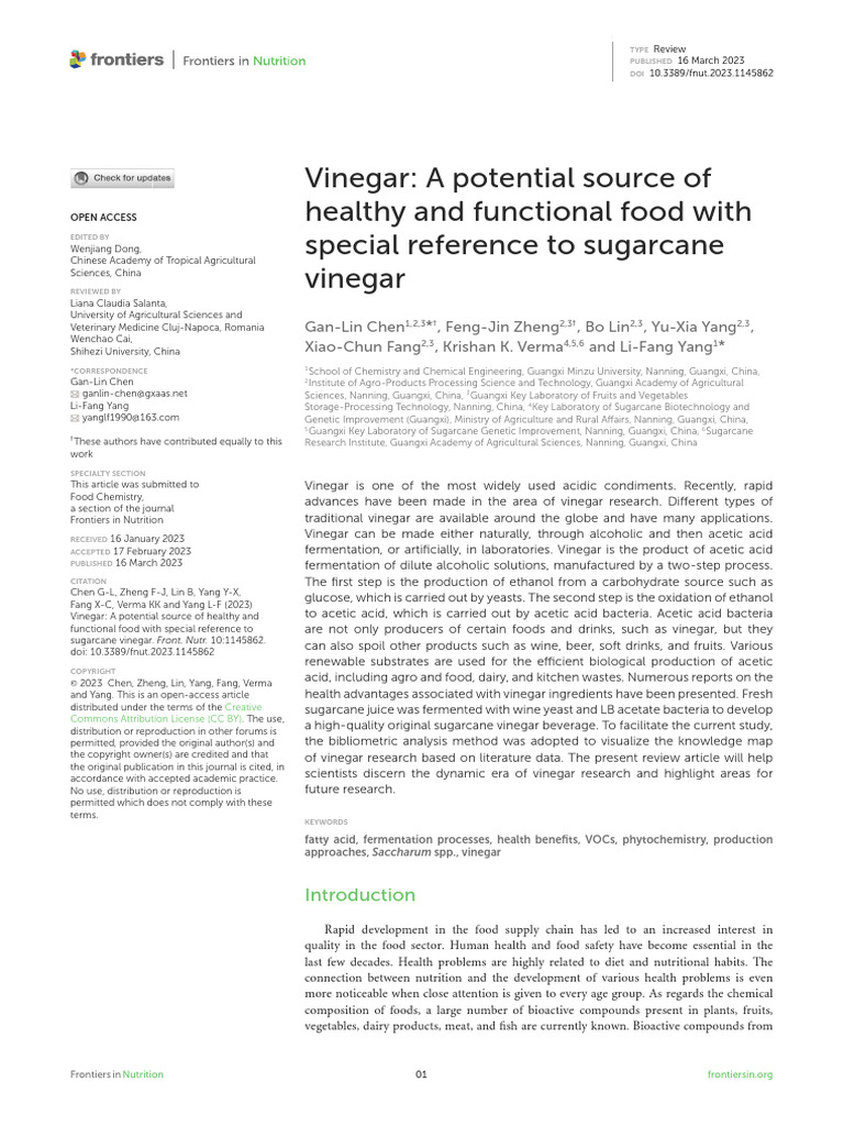 Fnut 10 1145862 | PDF | Vinegar | Fermentation