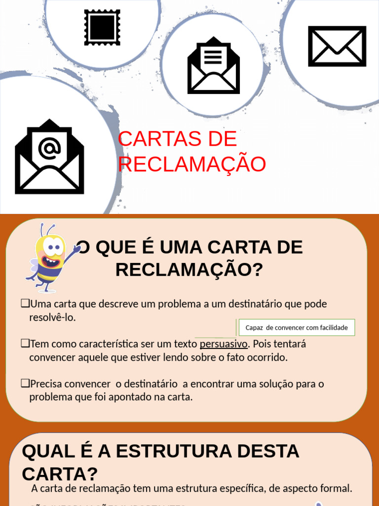 Cartas de Reclamação | PDF | Carreira e Crescimento | Negócios