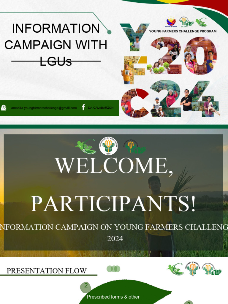 Young Farmers Challenge 2024 Guide | PDF | Career & Growth | Business