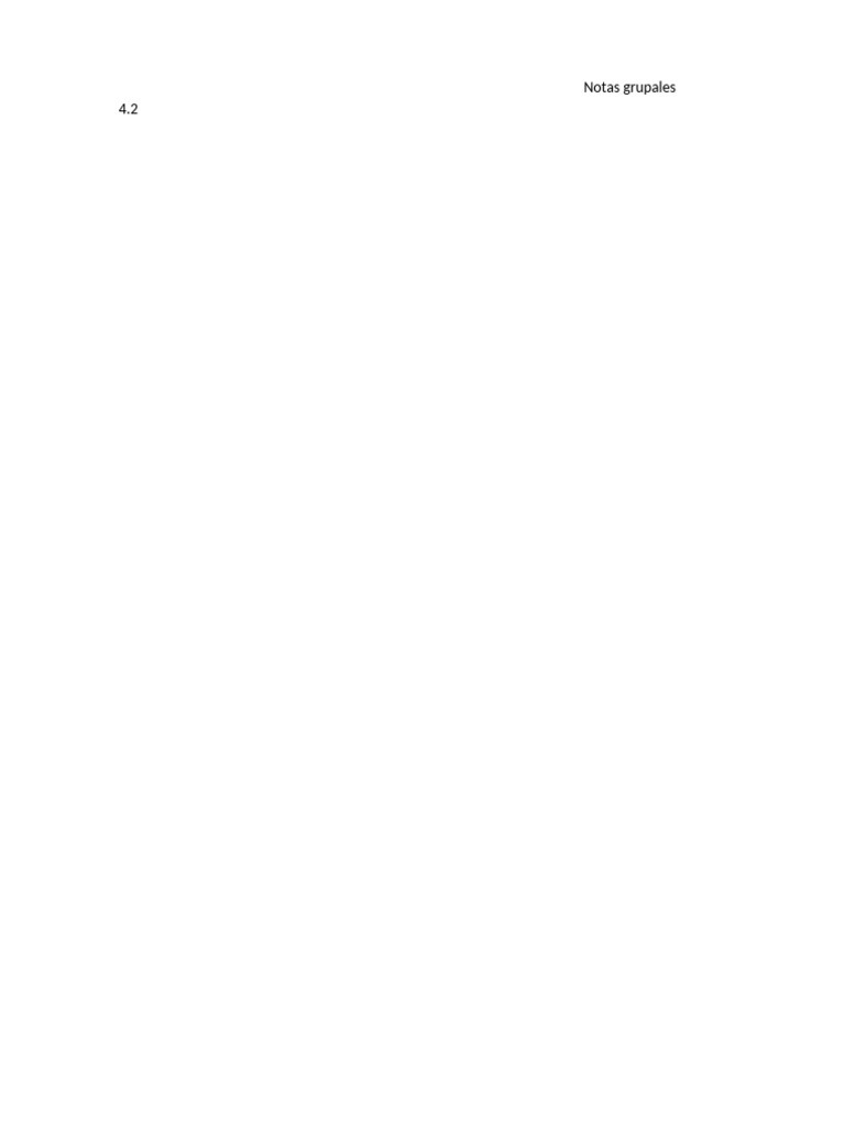 Tabulado de Notas | PDF