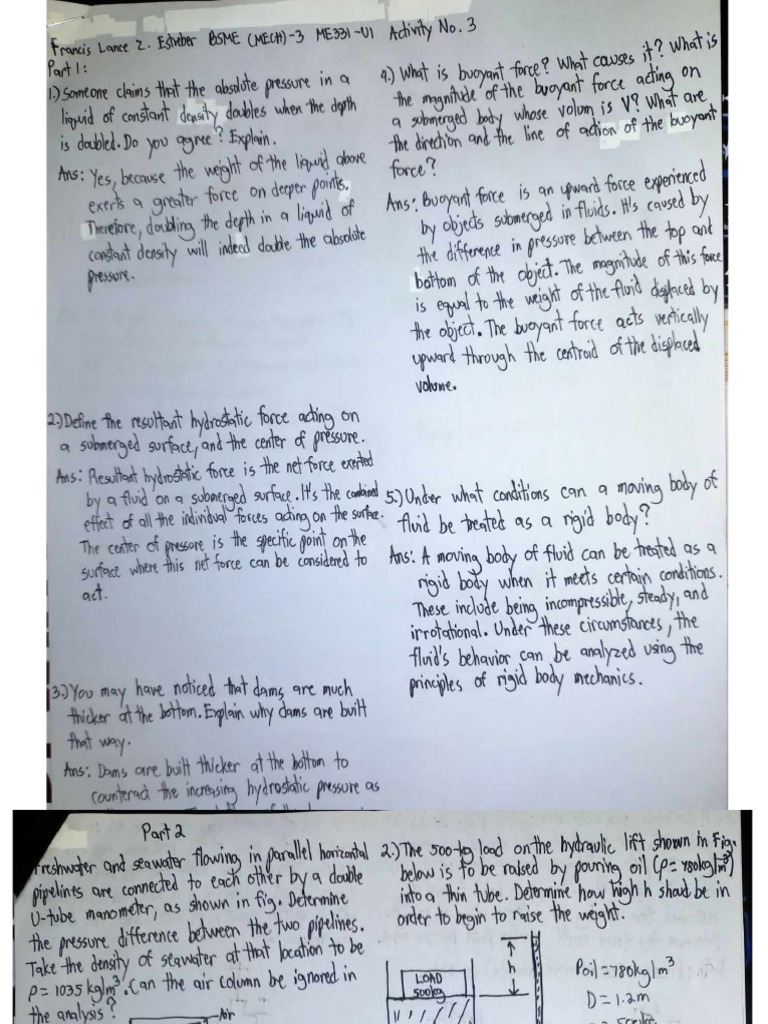 Estreber - Me331 - Act. No 3 | PDF