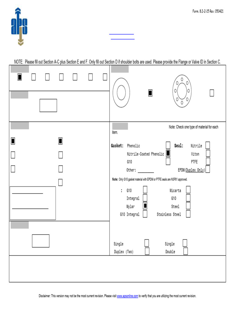 Form 8.2!2!15 ANSI B16.5 Spec Sheet Rev 050421 | PDF | Mechanical ...