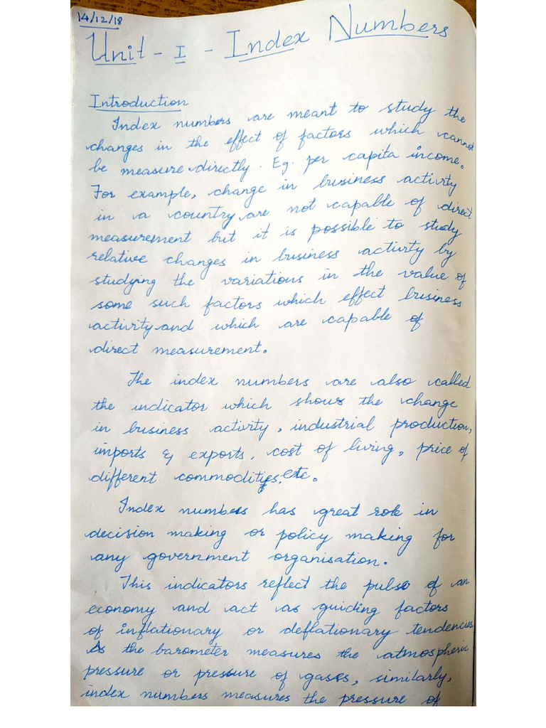 Applied Statistics Notes | PDF