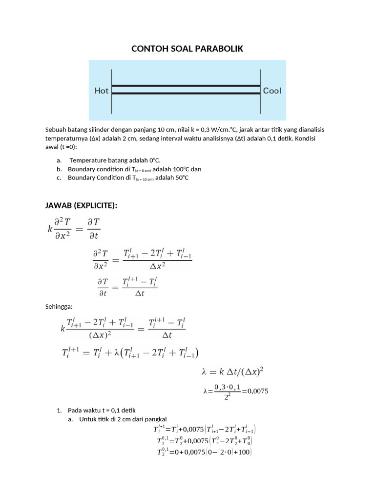 Contoh Soal Parabolik | PDF