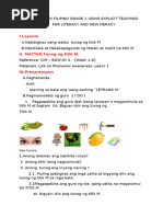 Letrang Ii - Lesson | PDF