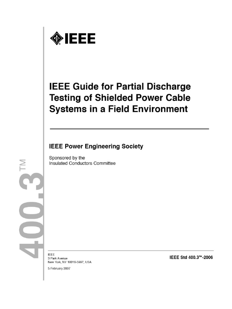 Ieee - 400.3 - 2006 | PDF