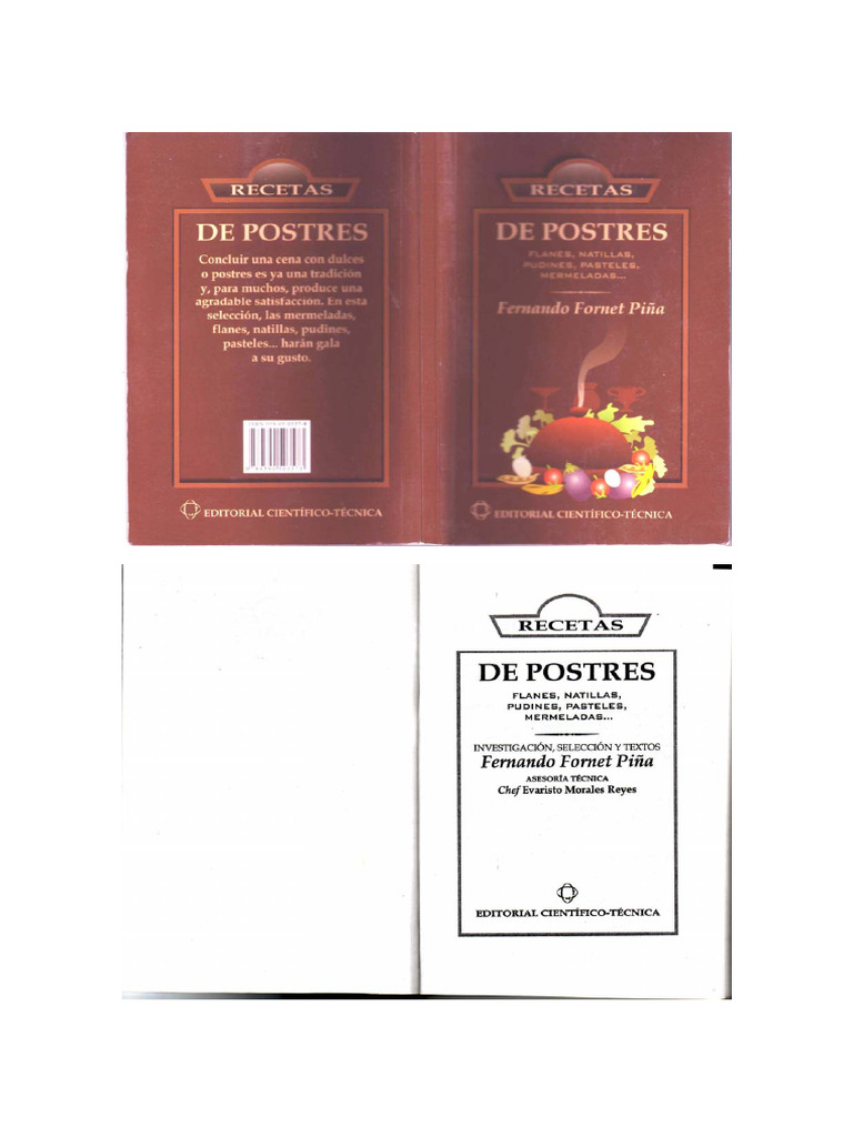 Recetas de Postres | PDF