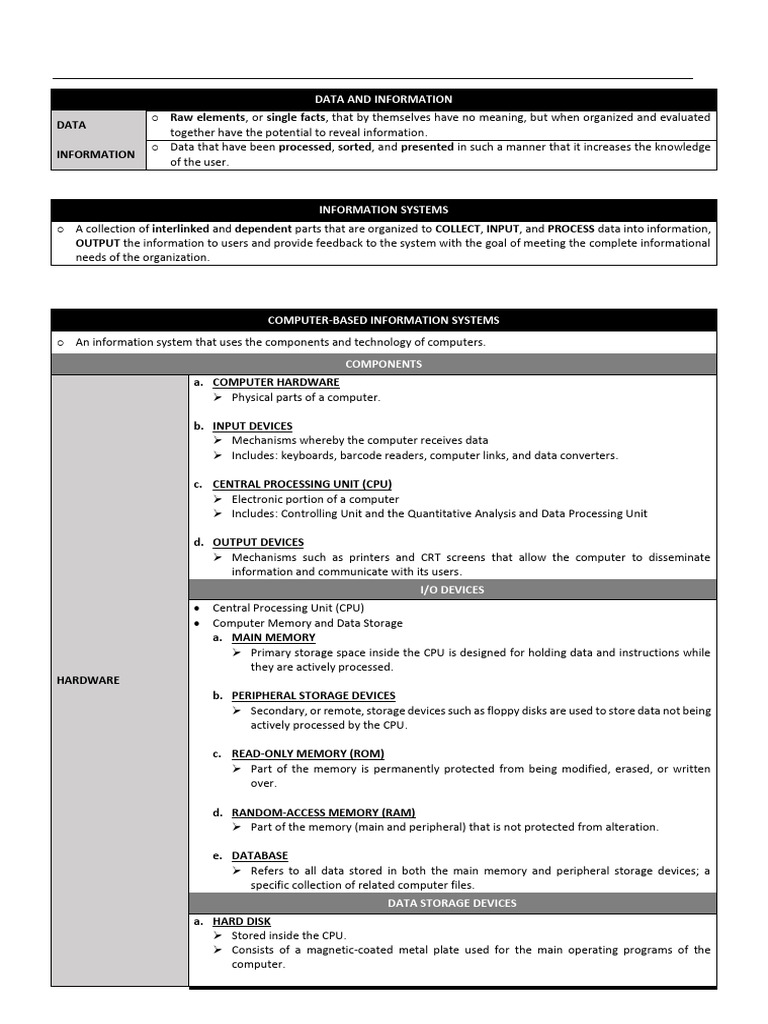 MT 105 - Lecture 6 - Laboratory Information Systems | PDF | Computer Data Storage | Floppy Disk