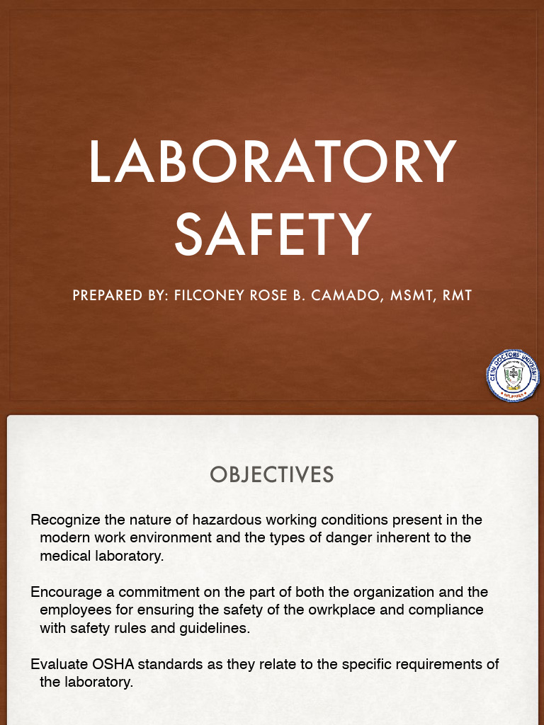 Laboratory Safety Guidelines and Protocols | PDF | Firefighting ...