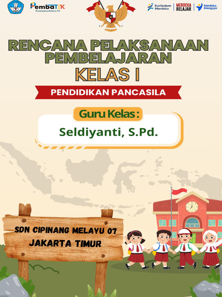 Modul Ajar Simbol Pancasila Kelas 1 | PDF | Sains & Matematika