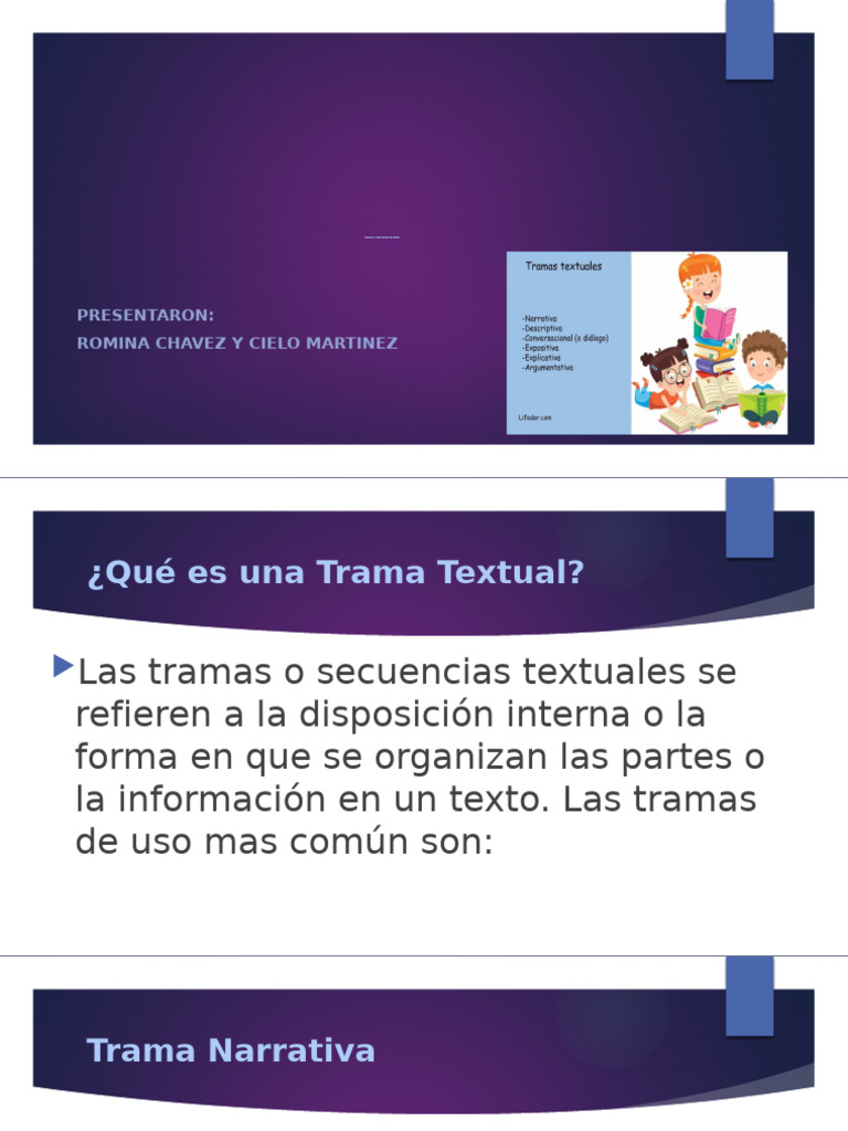 TRAMAS TEXTUALES Exposicion 1 | PDF