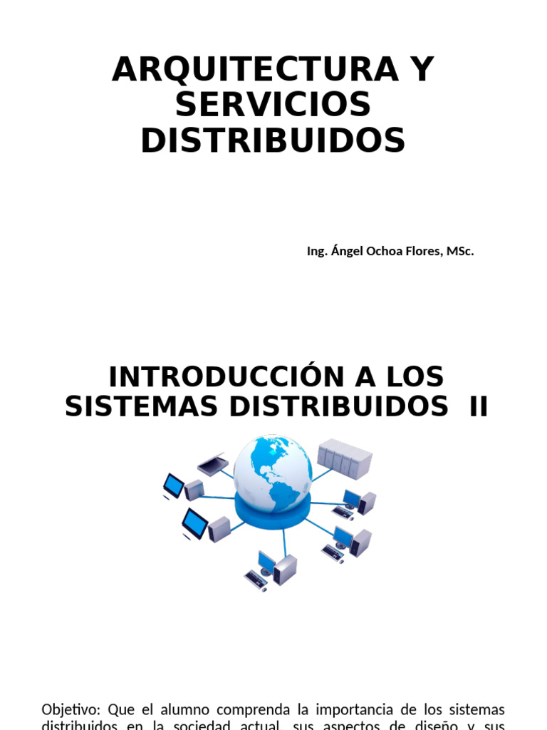 Introduccion A Sistemas Distribuidos Parte II | PDF | Computación ...
