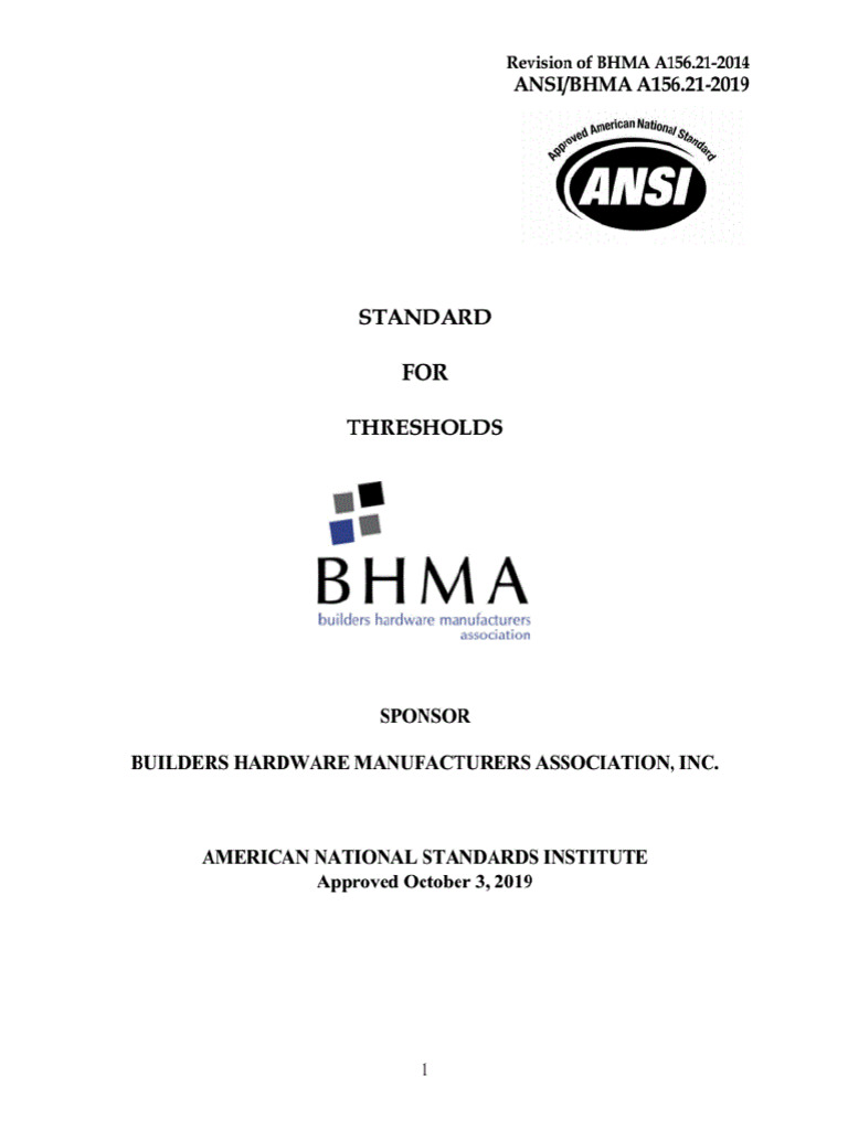 Ansi Bhma A156 21 2019 | PDF