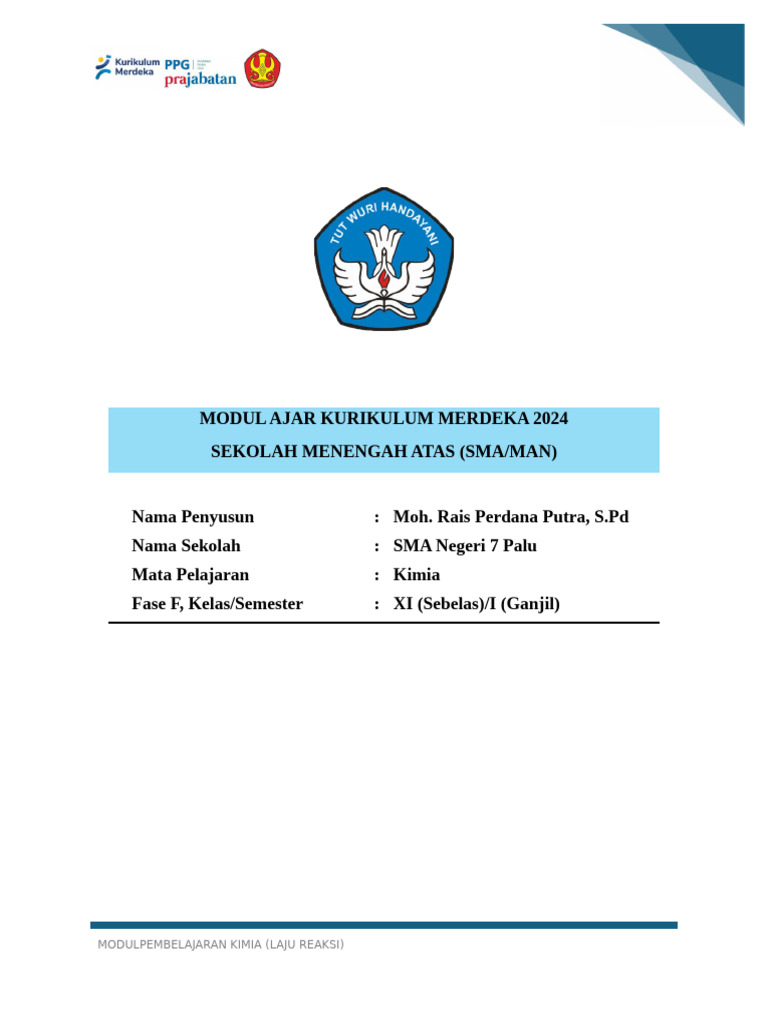 MODUL AJAR - Pertemuan 1 | PDF