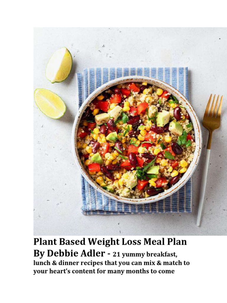 Debbie Adler Plant Based Weight Loss Recipes | PDF | Tofu | Vegetables