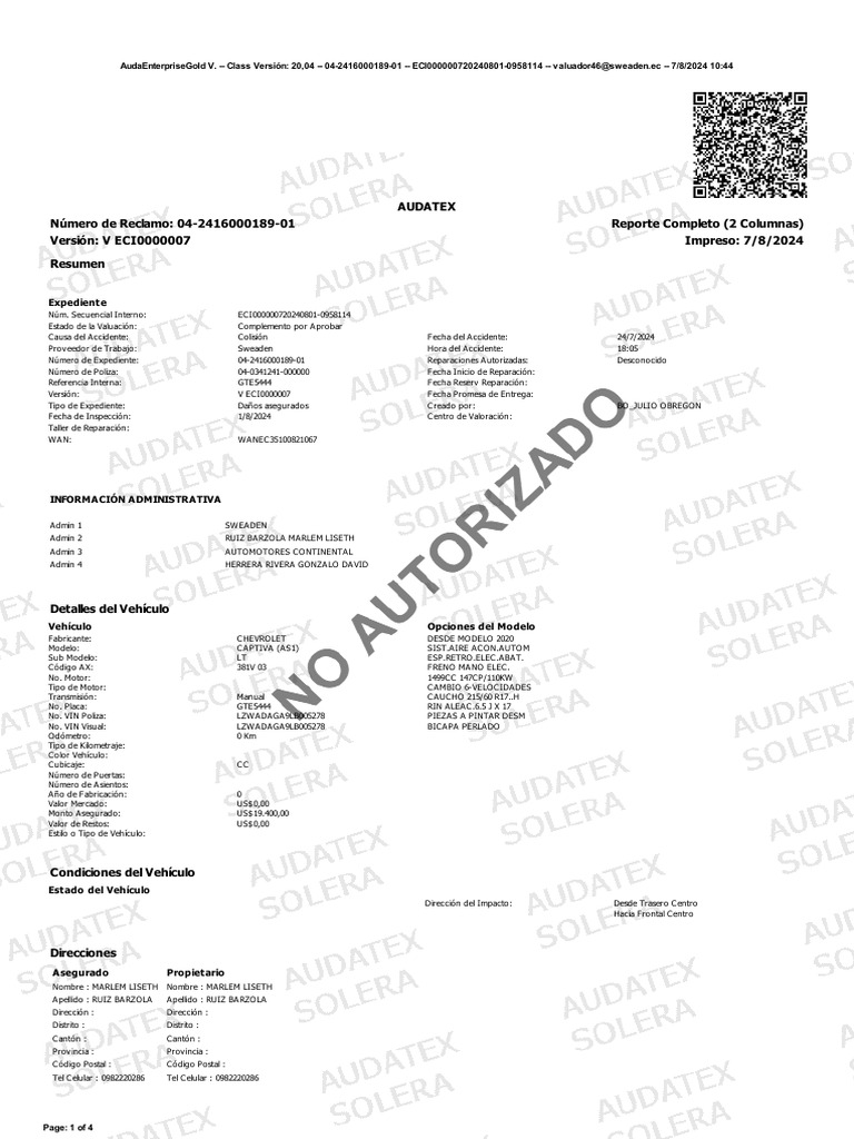MOBILEFULLLAYOUT - AudatexMS | PDF