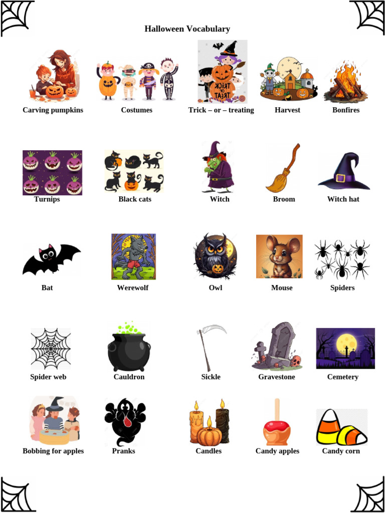 Halloween Vocabulary | PDF