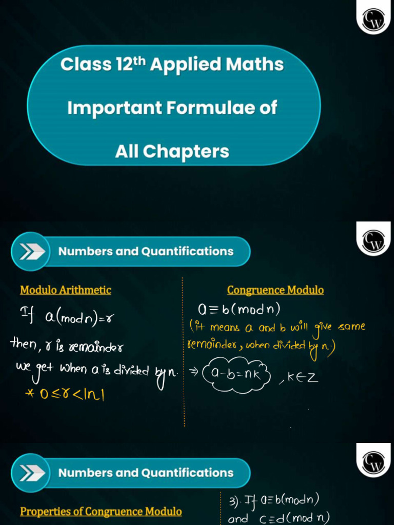 Formula Sheet Final - Compressed | PDF