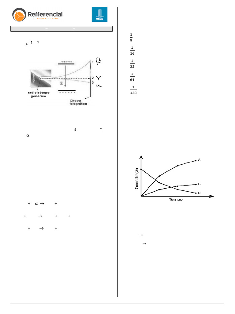 PASSE 2024 - 6° Semana - 3°ANO PDF | PDF | Equilíbrio químico | Cinética Química