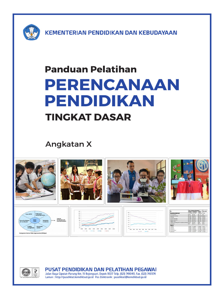 Panduan Pelatihan Perencanaan Pendidikan Tingkat Dasar Angkatan X 2018 ...