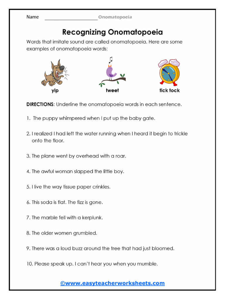 Assignment#2 - Onomatopoeia | PDF