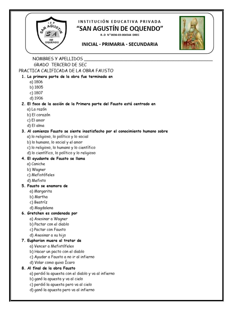 FAUSTO | PDF | Fausto