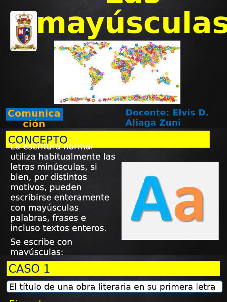 Las Mayusculas 2° | PDF