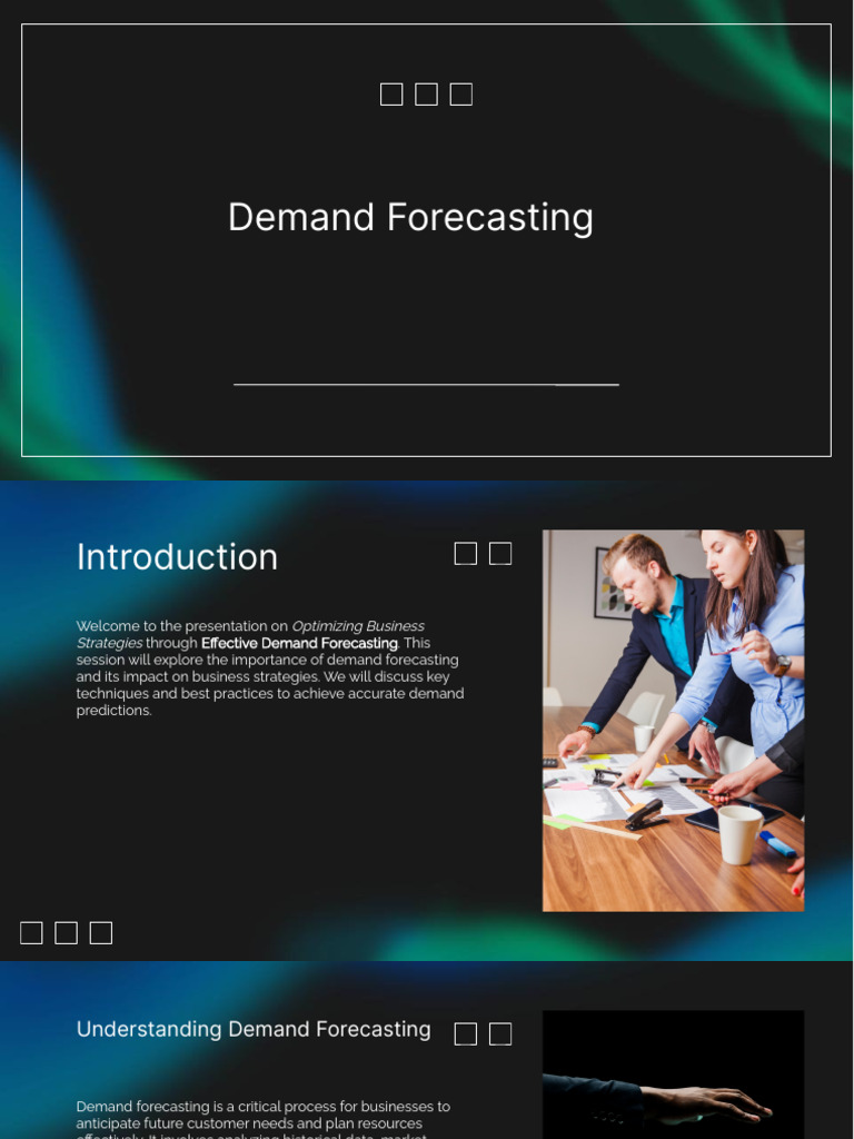 Effective Demand Forecasting Strategies | PDF
