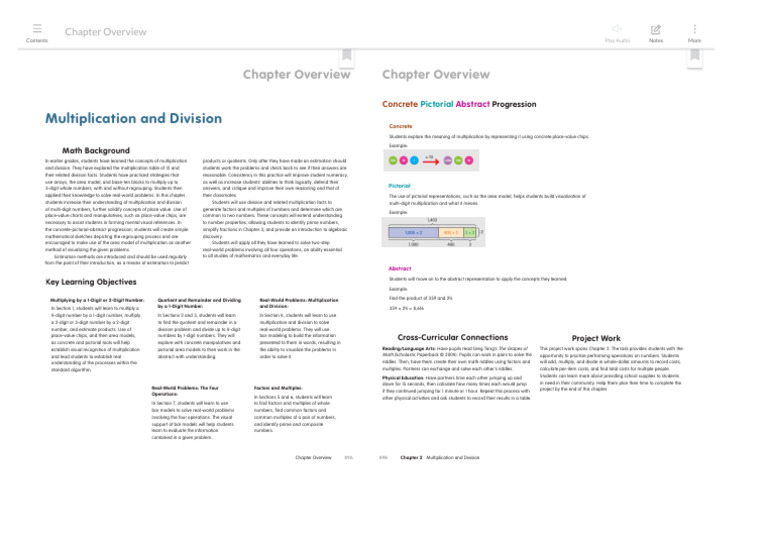 Chapter Overview - HMH-Math in Focus - TE Grade 4 Volume A Chapter 2 ...