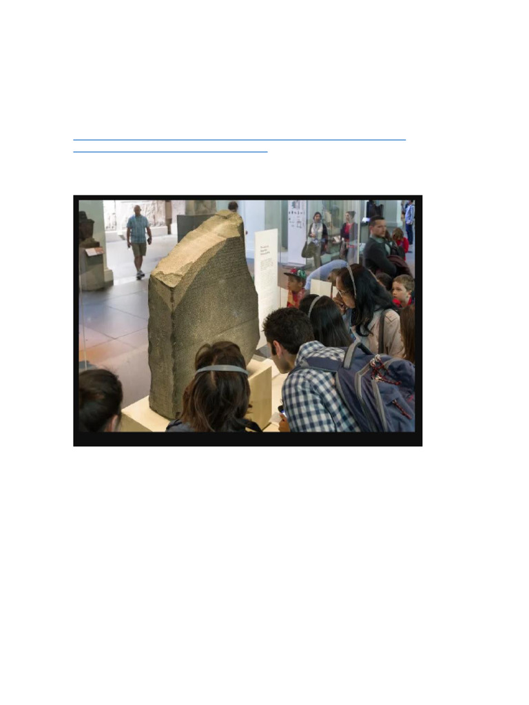 Equipo 2. La Piedra de Rosseta | PDF | Jeroglíficos egipcios | Antiguo ...